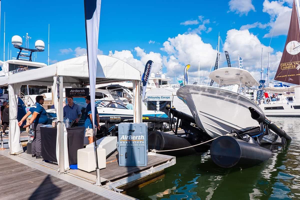 AirBerth Displays at Sanctuary Cove International Boat Show 2019 - AirBerth
